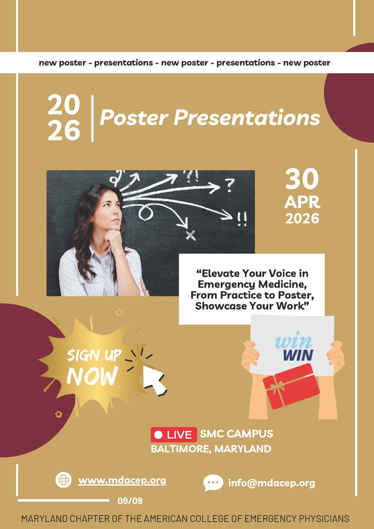 NEW Poster Presentations | Maryland Chapter of ACEP
